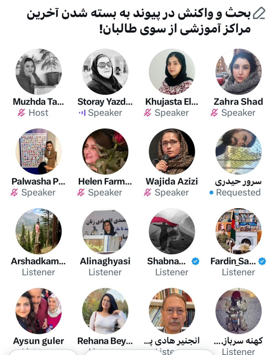 Report On The Meeting to Protest Against The Taliban’s Misogynistic ...